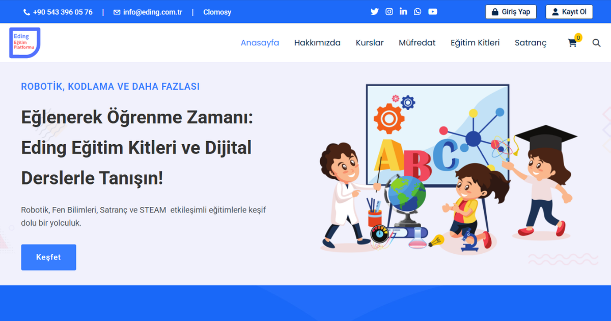 Eding: Robotik, Kodlama, Fen Bilimleri ve STEAM